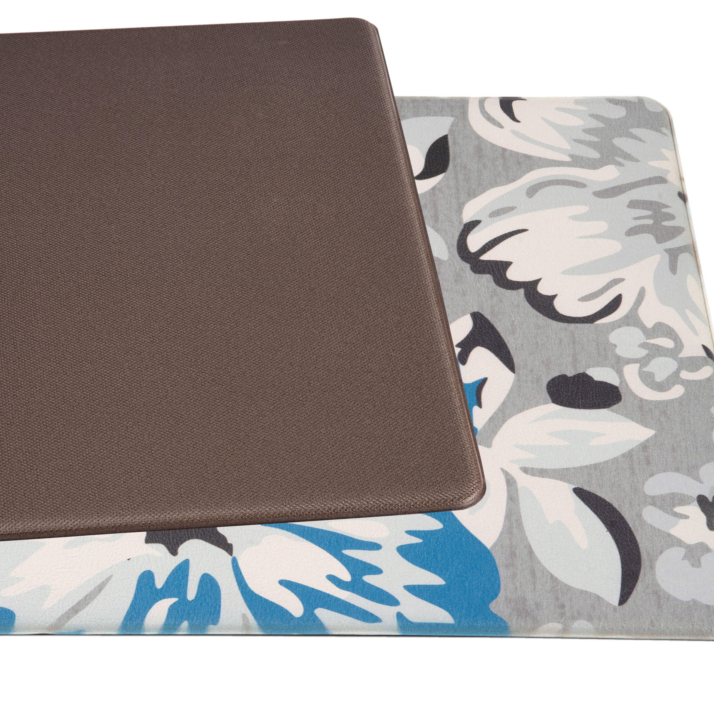 Rugshop Mats Modern Floral Anti Fatigue Standing Mat Kitchen Floor Mats ...