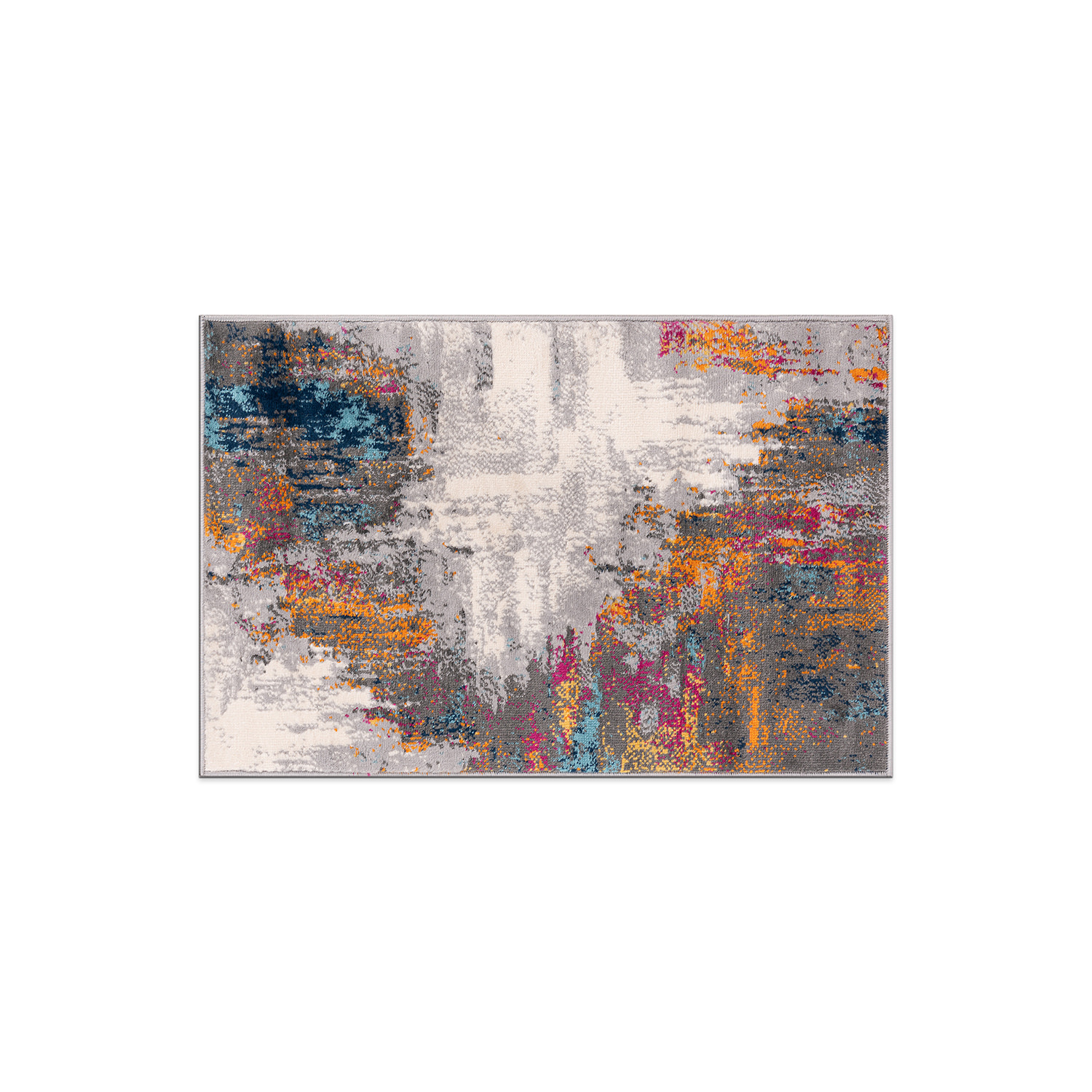 Rugshop Area Rug Bari Contemporary Abstract Art Rugs Living Room Rug ...