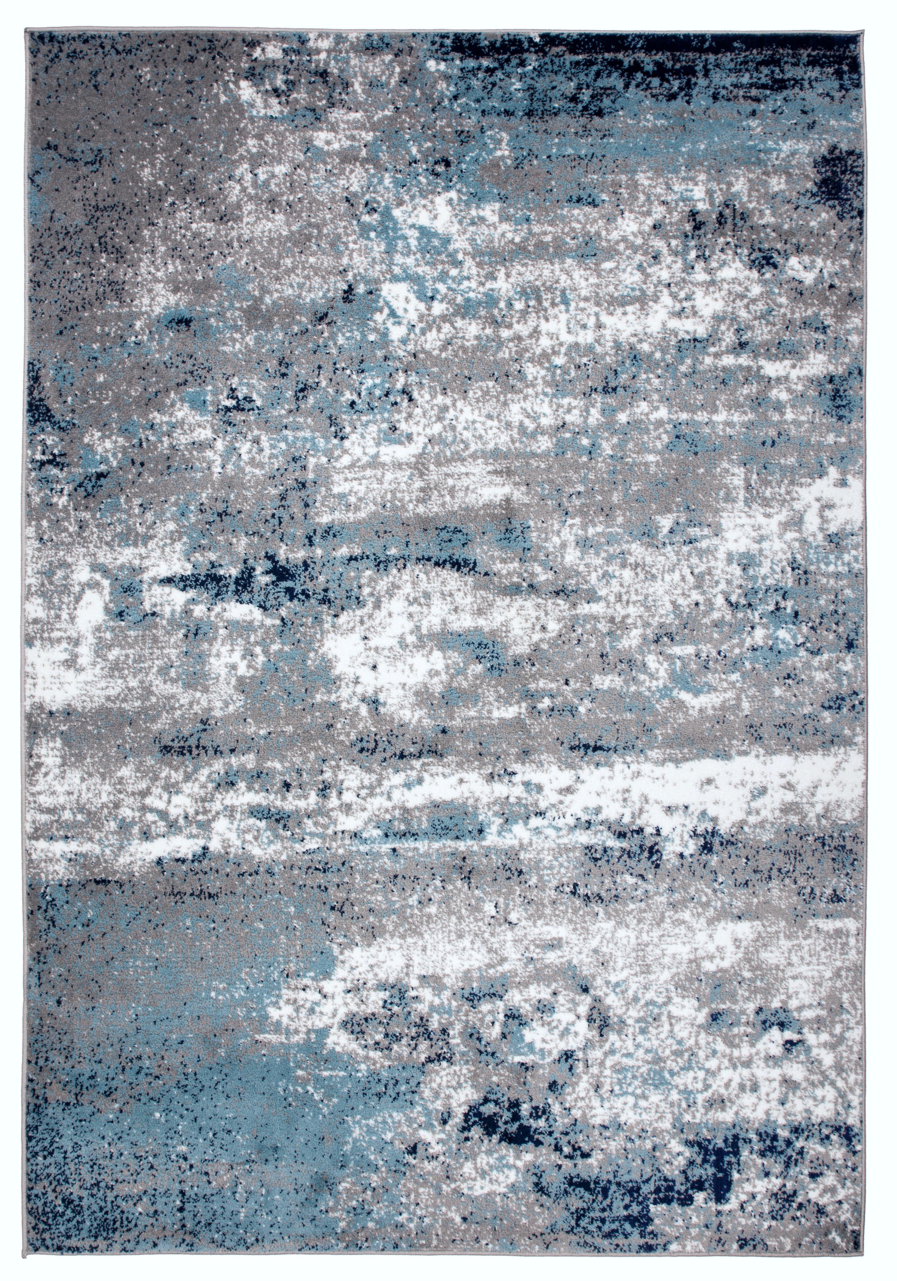 Rugshop Area Rugs Distressed Modern Abstract Watercolor Carpets Living ...